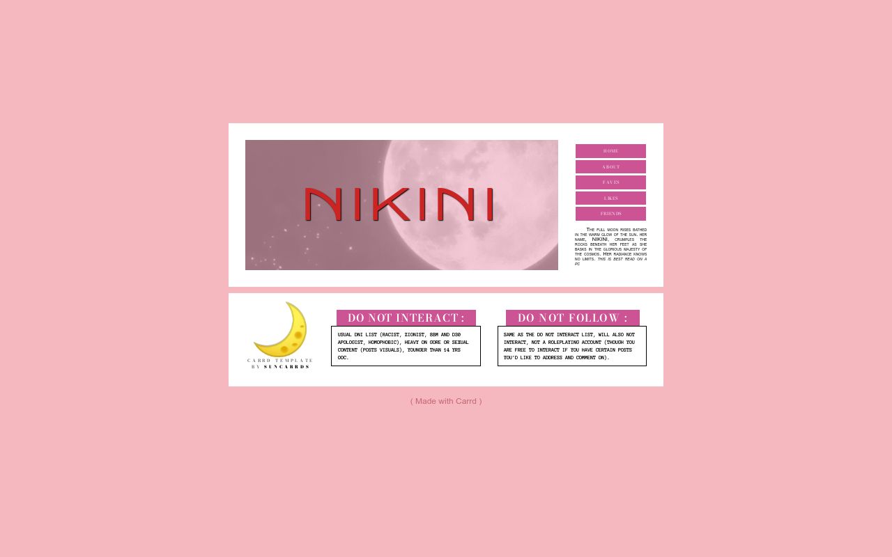 NIKINI's phases